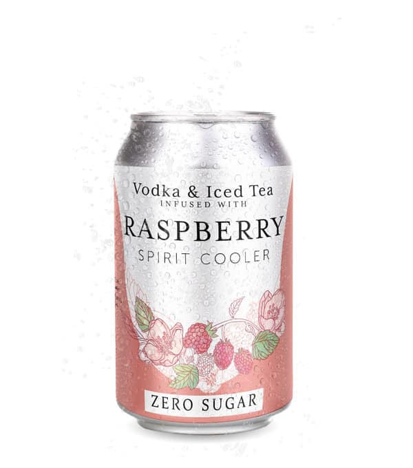 Vodka Iced Tea – Raspberry 330ml | 12-Pack • Shackleton Brewing Company